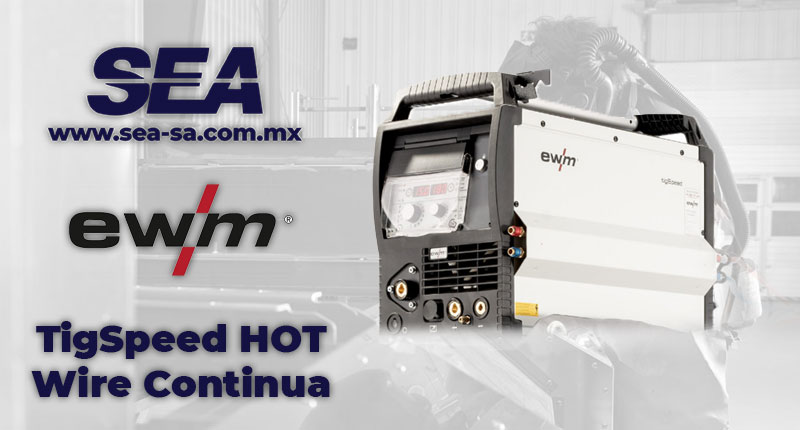 Alimentador de Alambre EWM TigSpeed Hot Continuo | sea-sa.com.mx